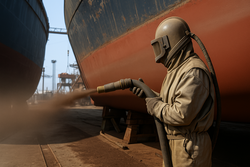 Copper Slag Abrasives in Shipyard Surface Preparation